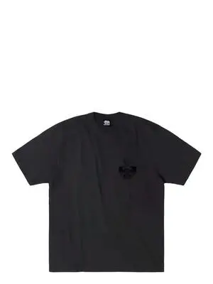 StÜssy Pig Dyed Cotton T-shirt - Black