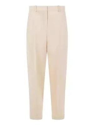 Fendi Cuffed Trousers - Neutrals