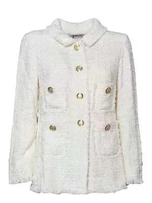 CHARLOTT Button Jacket - White