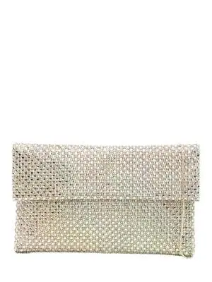 TWENTY FOURHAITCH Morna Embellished Clutch - Gold