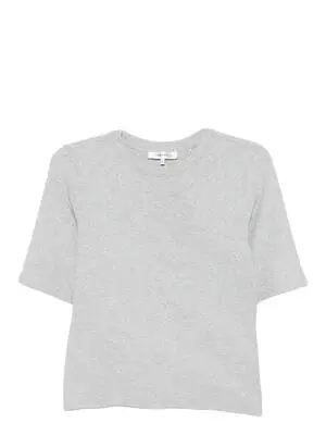 FRAME Ribbed T-shirt - Grey