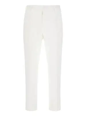PT TORINO Tapered Trousers - White