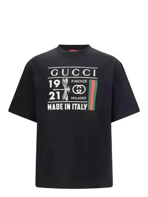 GUCCI Dragonfly Printed T-shirt