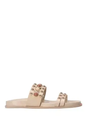 KOTRIS SANDALS Studded Strap Sandals - Neutrals