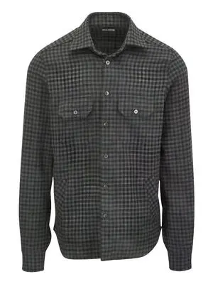 Kiton Plaid Flap-pocket Jacket - Green