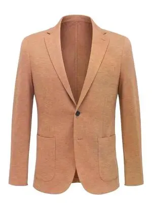MAURIZIO BALDASSARI Patch-pockets Single-breasted Blazer - Orange