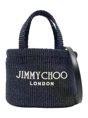 JIMMY CHOO Logo Tote Bag - Blue