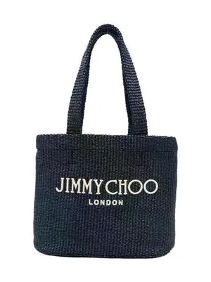 JIMMY CHOO Logo Tote - Blue