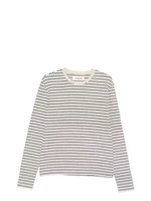 TONYWACK Striped Crewneck Sweatshirt - Neutrals