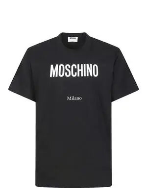 Moschino Logo-print T-shirt - Black