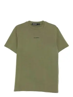 Karl Lagerfeld Logo-detail T-shirt - Green