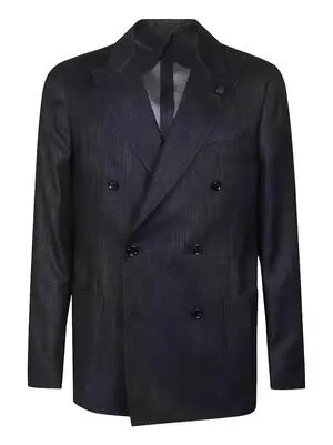 LARDINI Double-breasted Blazer