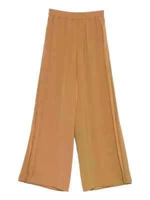 Max Mara Mxmzero Split Trousers - Brown