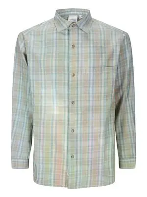 Gramicci Checked Buttoned Shirt - Blue
