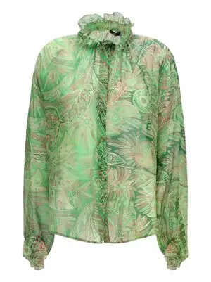 Etro Paisley Print Shirt - Green