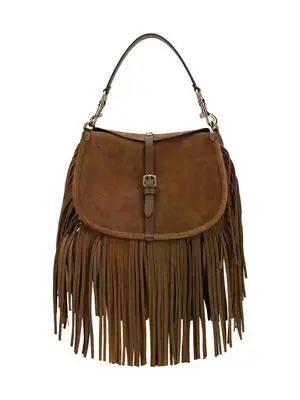 Etro Fringed Shoulder Bag - Brown