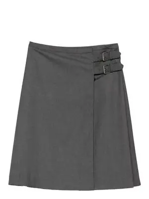 DUNST A-Line Midi Skirt