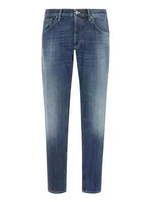 DONDUP Brighton Buttoned Denim Jeans - Blue