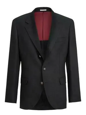 Brunello Cucinelli Single-breasted Blazer - Black