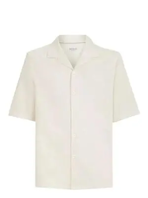 Brunello Cucinelli Chevron Jersey Shirt - Neutrals