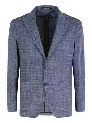 Tagliatore Giacca Montecarlo Lancia Button Single-breasted Jacket - Blue