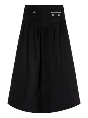 GANNI Panelled Skirt With Pockets