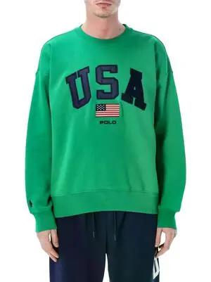 Polo Ralph Lauren Flag Sweatshirt - Green