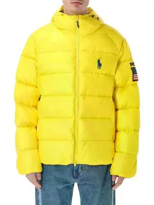 Polo Ralph Lauren Hooded Padded Jacket - Yellow