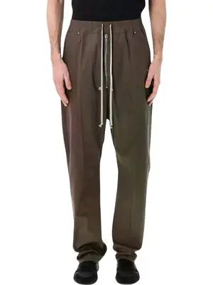 Rick Owens Bela Drawstring Trousers - Brown