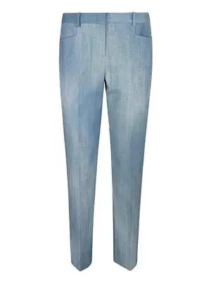Ermanno Scervino Printed Trousers - Blue
