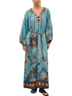 ALEMAIS Pool Georgie Maxi Dress - Blue