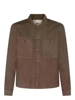 ALTEA Buttoned Front-pocket Shirt Jacket