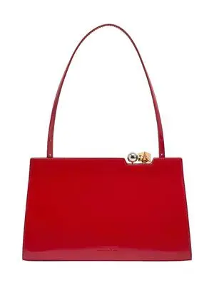 Jacquemus The Salon Charm-detail Shoulder Bag - Red