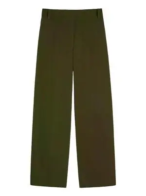 Another Tomorrow Belt-loop Trousers - Green