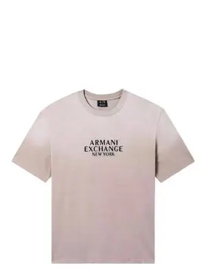 Armani Exchange Logo T-shirt - Neutrals