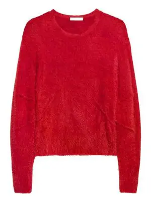 Helmut Lang Paneled Knitwear - Red