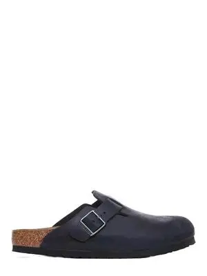 BIRKENSTOCK Boston Buckle Mules - Black