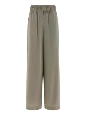 Brunello Cucinelli Elasticated-waistband Straight Trousers - Green
