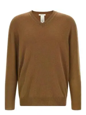 THE ROW Numi V-neck Sweater - Brown