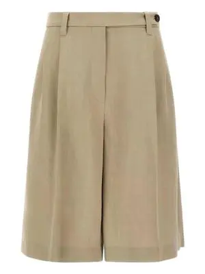 BRUNELLO CUCINELLI Belt-Loop Pleat Shorts