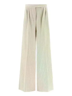 Max Mara Palazzo Pants - White