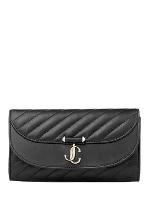 JIMMY CHOO Quilted Chain-strap Shoulder Bag - Black