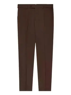 SLOWEAR Buttoned Trousers - Brown
