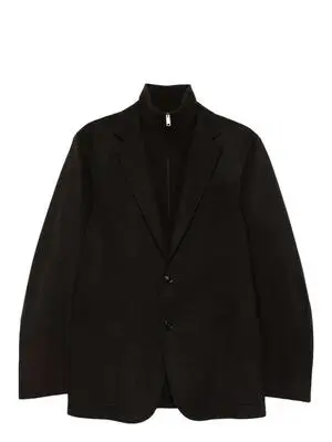 Zegna Pockets Cashmere Jacket - Black