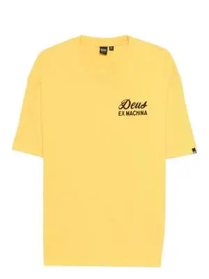 Deus Ex Machina Canggu Cotton T-shirt - Yellow