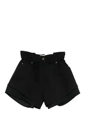 SYSTEM Belt-Loop Layered Pocket Shorts