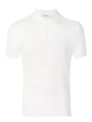 PAOLO PECORA Plain Polo Shirt - White