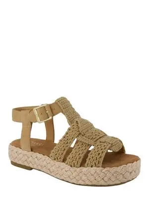 Toms Jac Platform Fisherman Sandal - Medium Beige