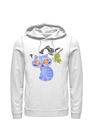 KPOP DEMON HUNTERS Derpy And Magpie Graphic Pullover Hoodie - White