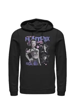 KPOP DEMON HUNTERS K-pop Demon Hunters Huntrix Zoey Graphic Hoodie - Black